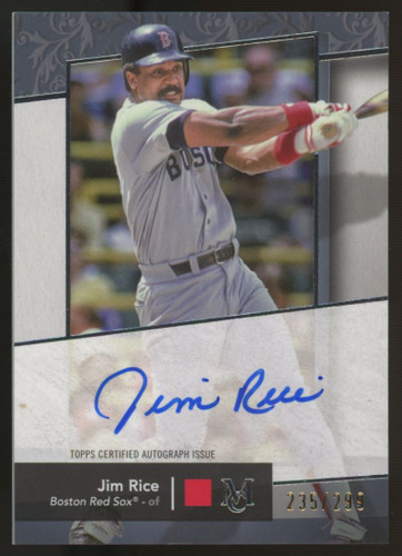 2024 Museum Collection Jim Rice Archival Auto /299 #AA-JR - Legends Fan ...