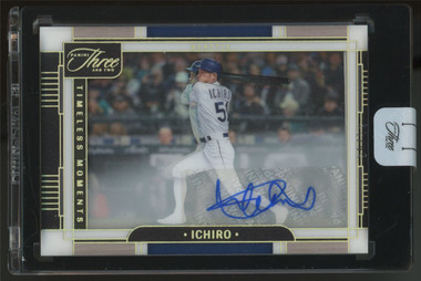 2024 Three And Two Ichiro Timeless Moments Auto /32 #TMS-IS - Legends Fan Shop