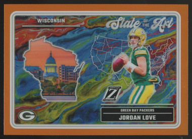 2024 Zenith Jordan Love State Of The Art Orange #10 - Legends Fan Shop
