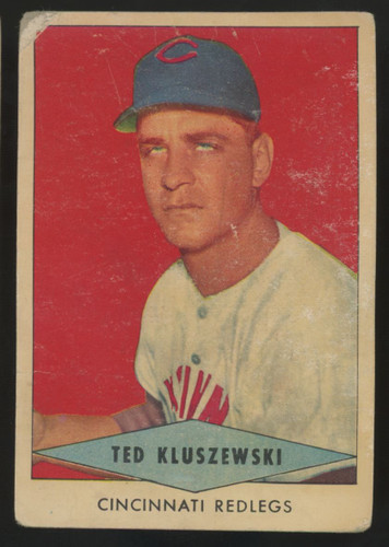 1954 Red Heart Ted Kluszewski Poor (Paper Loss) - Legends Fan Shop
