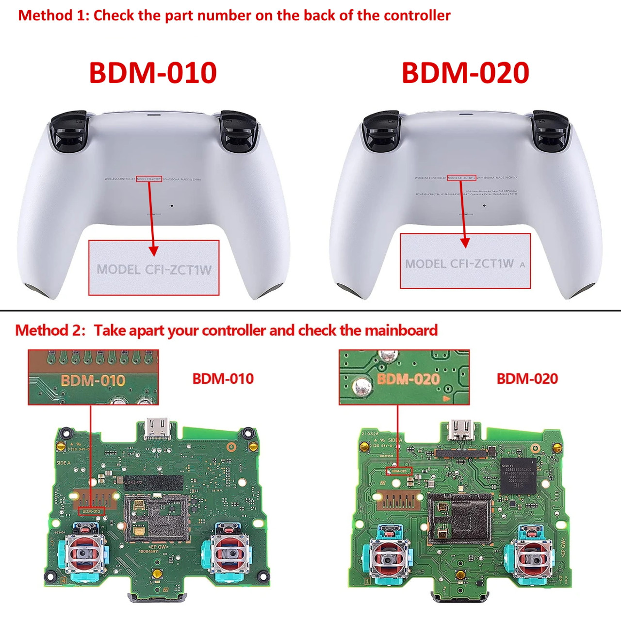 PS5 Trigger Replacement Set For BDM 010 Controllers PS5 Trigger Replacement Set For BDM 010 Controllers