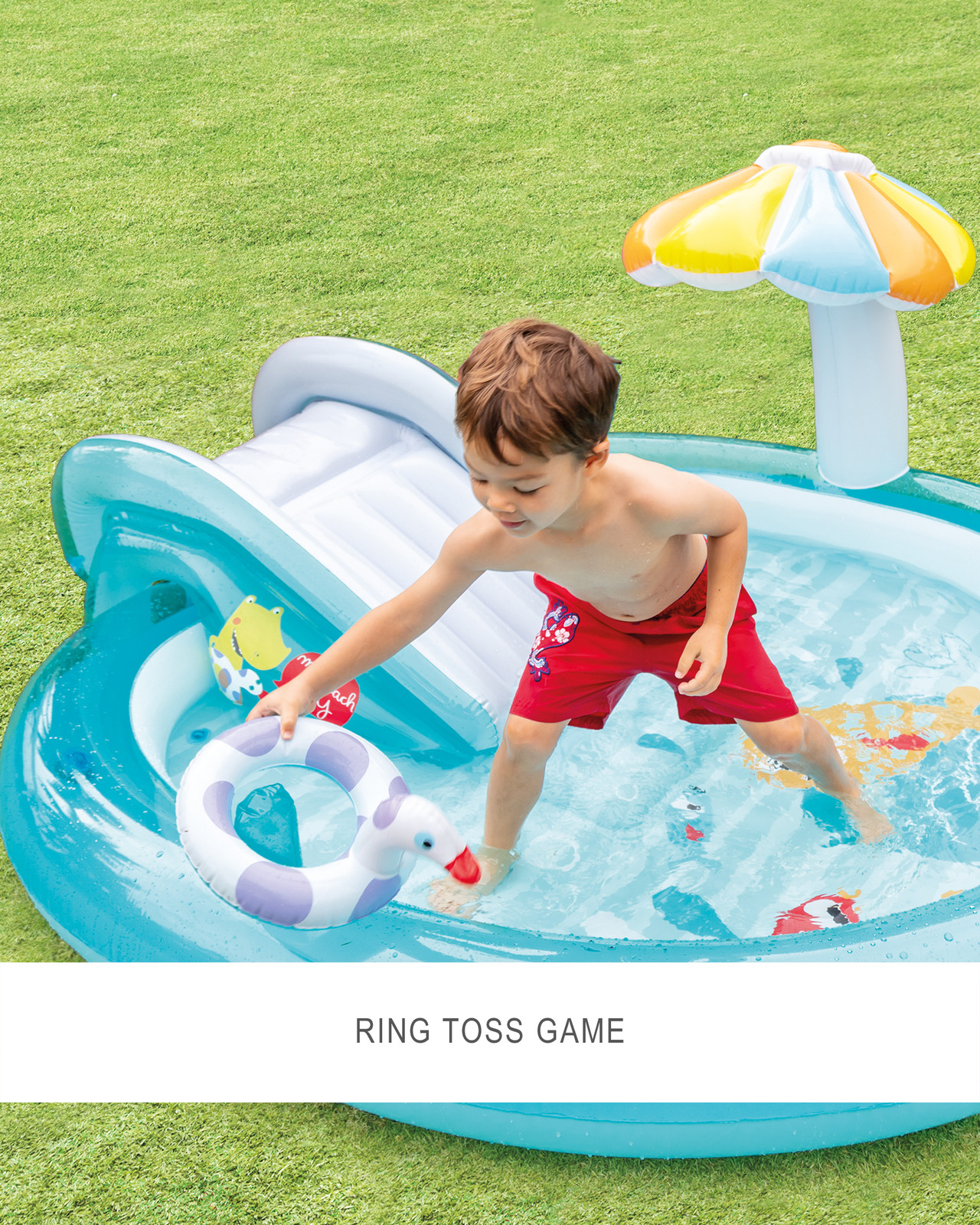 INTEX Gator Inflatable Play Center w/ Slide