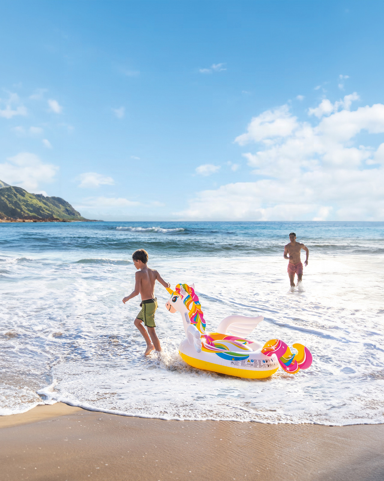 INTEX Unicorn Ride-On Inflatable Pool Float