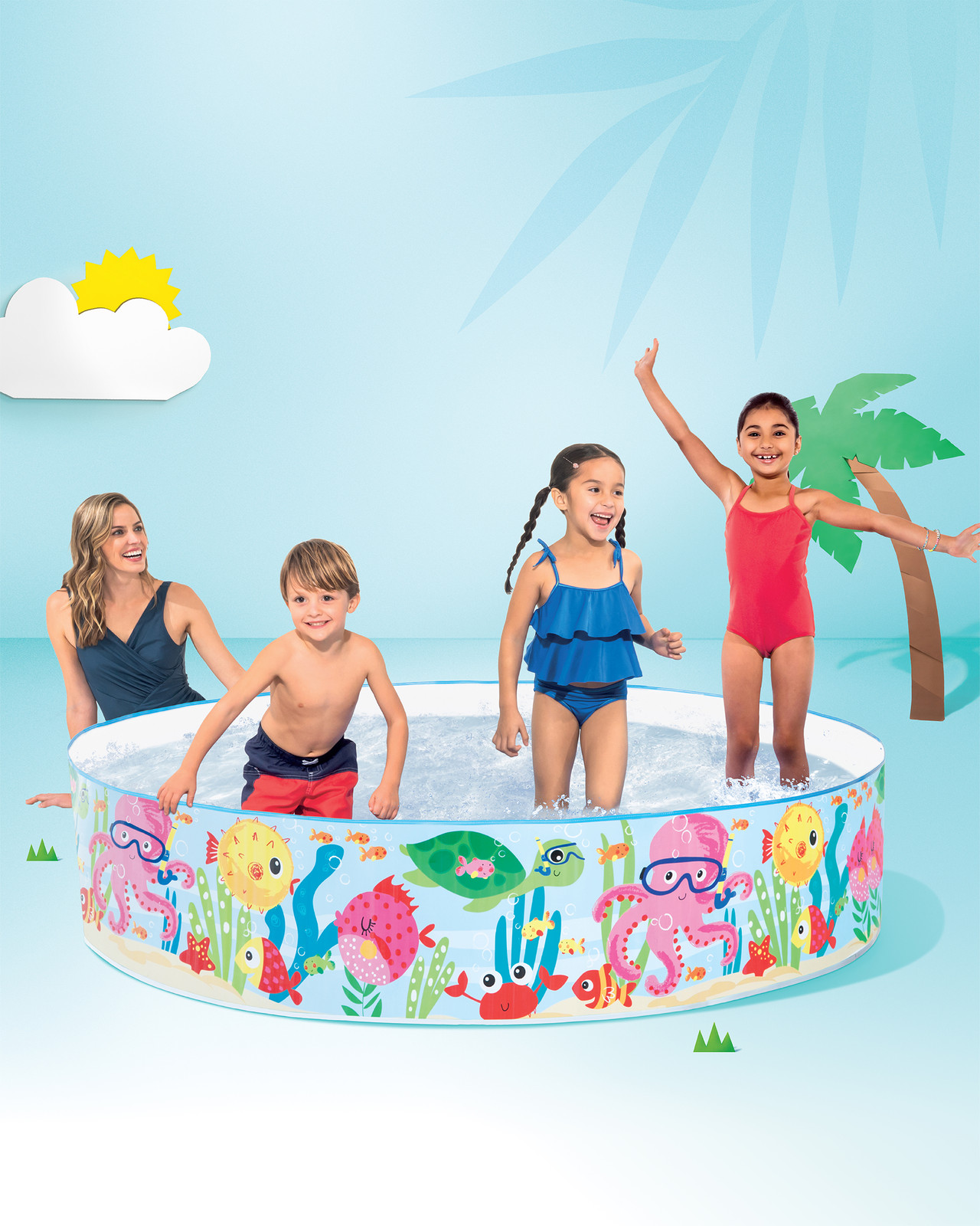 INTEX Snapset® Ocean Play Pool - 6' x 15"