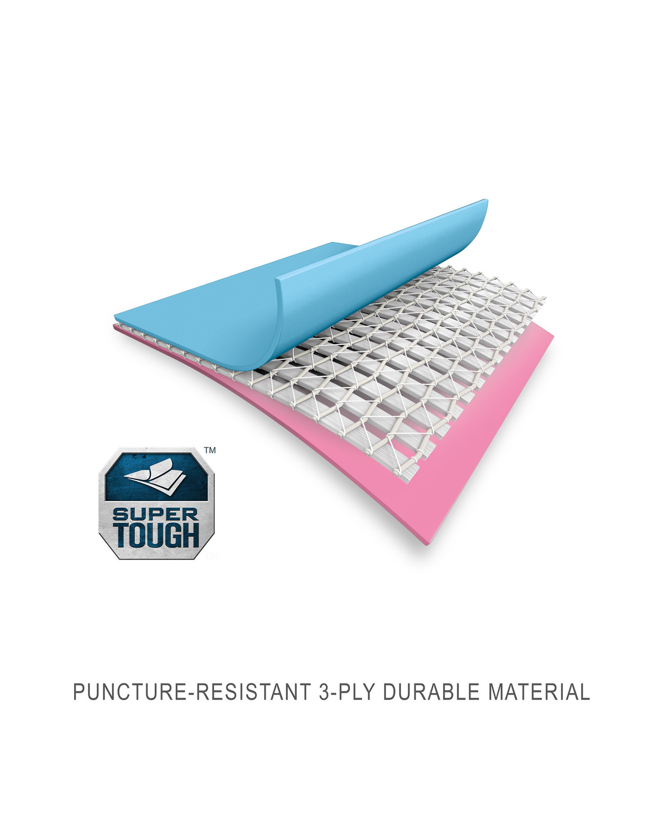 INTEX Pink Rectangular Frame Above Ground Pool - 2.2M x 1.5M x 0.6M