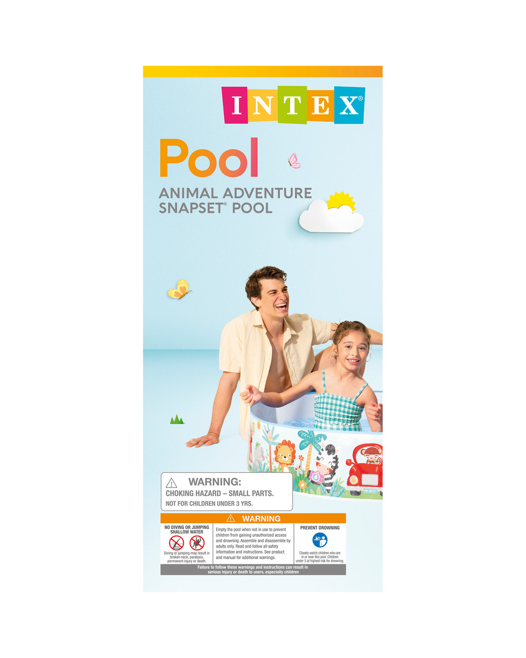 INTEX SnapsetÂ® Duckling Kiddie Pool - 4' x 10"