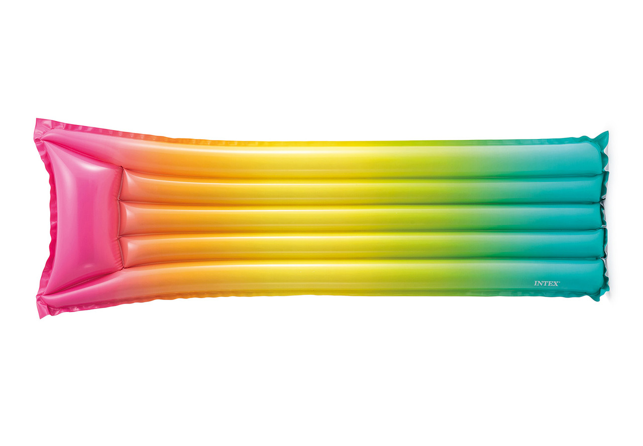 INTEX Rainbow Ombre Inflatable Floating Mat