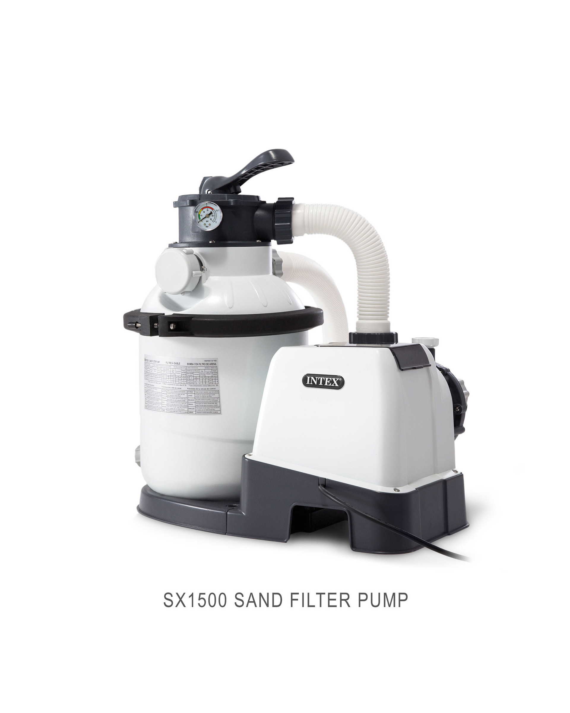 INTEX Rectangular Ultra XTR® Frame Above Ground Pool with Sand Filter ...