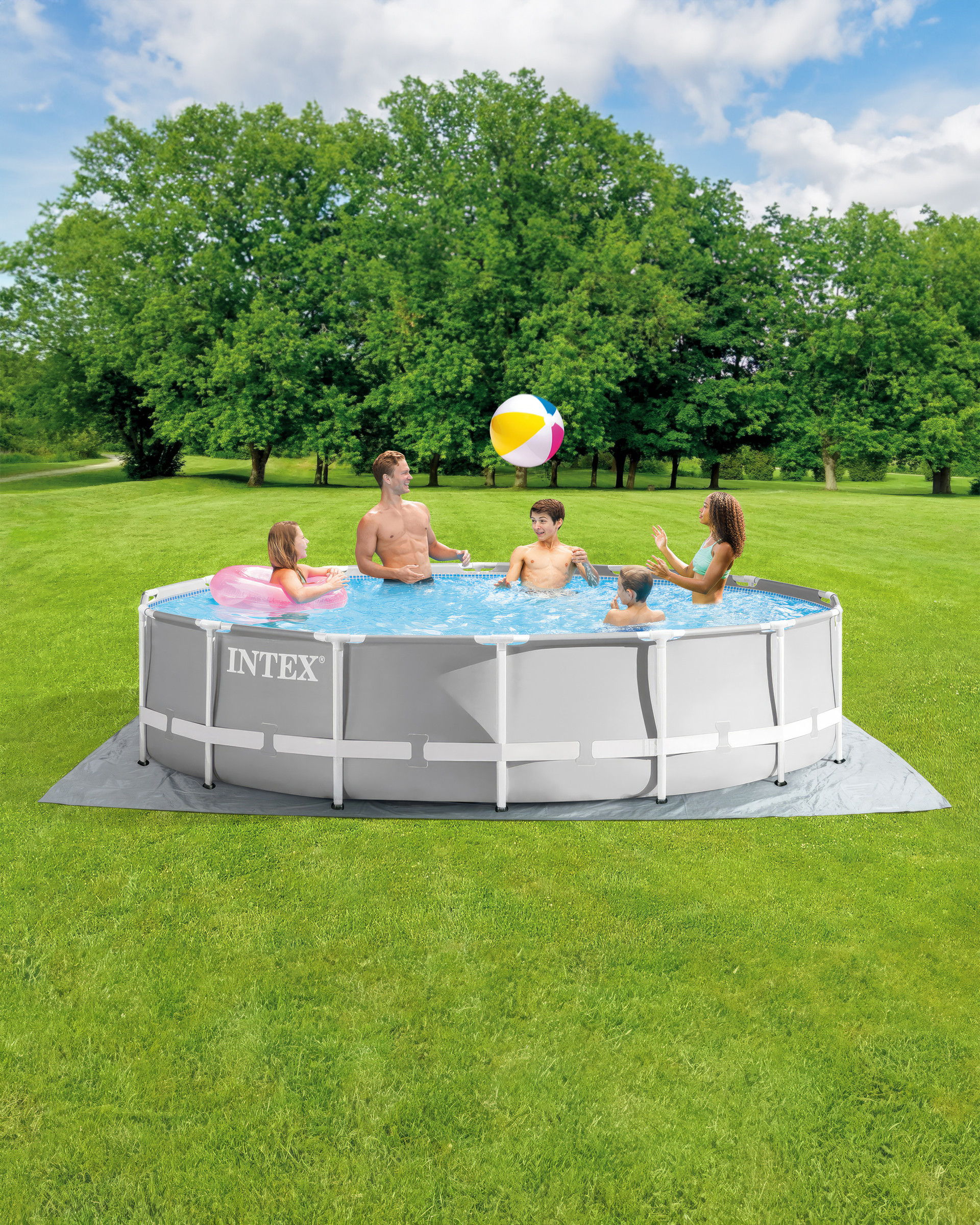 INTEX Prism Frame™ 14' x 42" Above Ground Pool Set