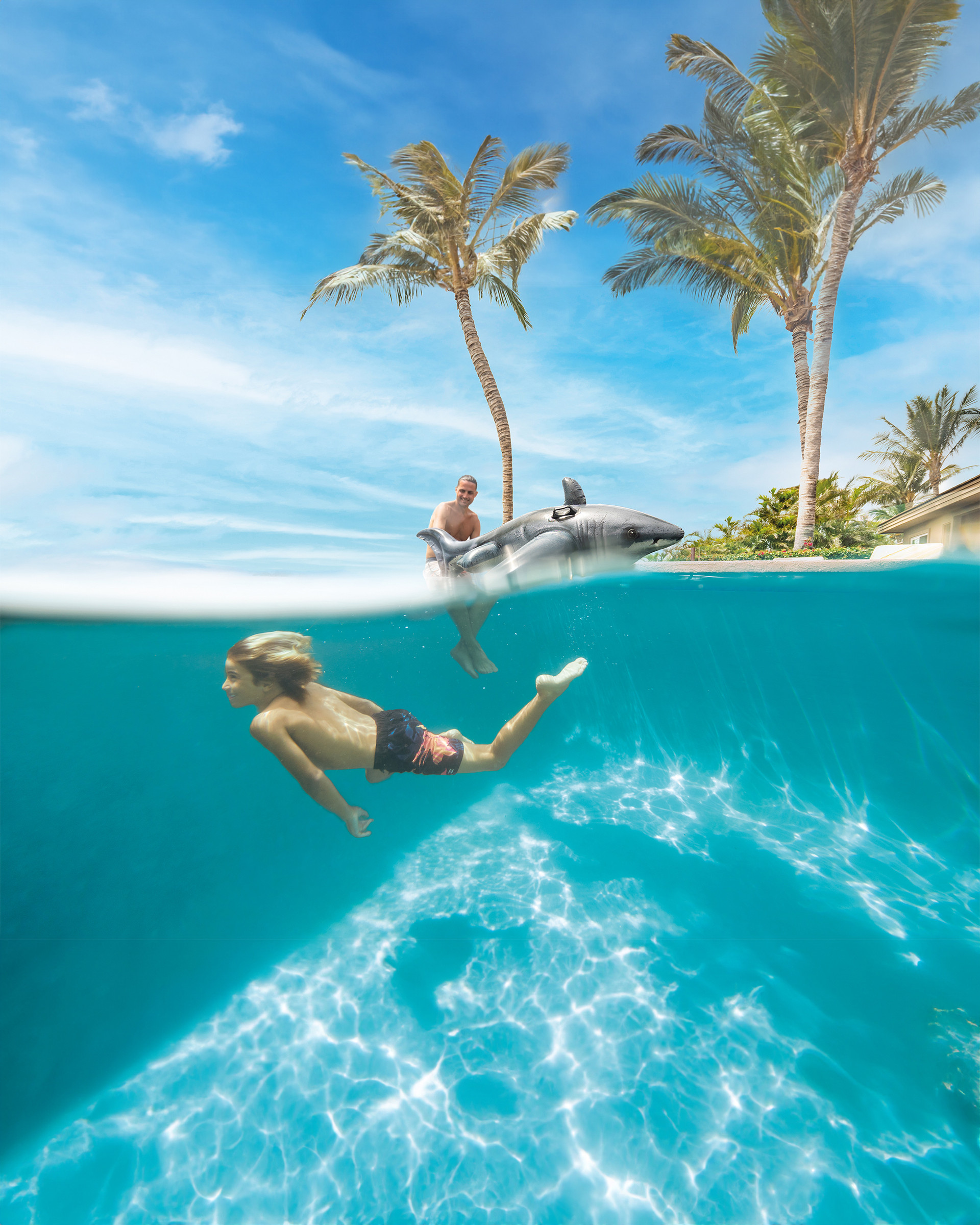 INTEX Realistic Sea Turtle Ride-On Inflatable Pool Float