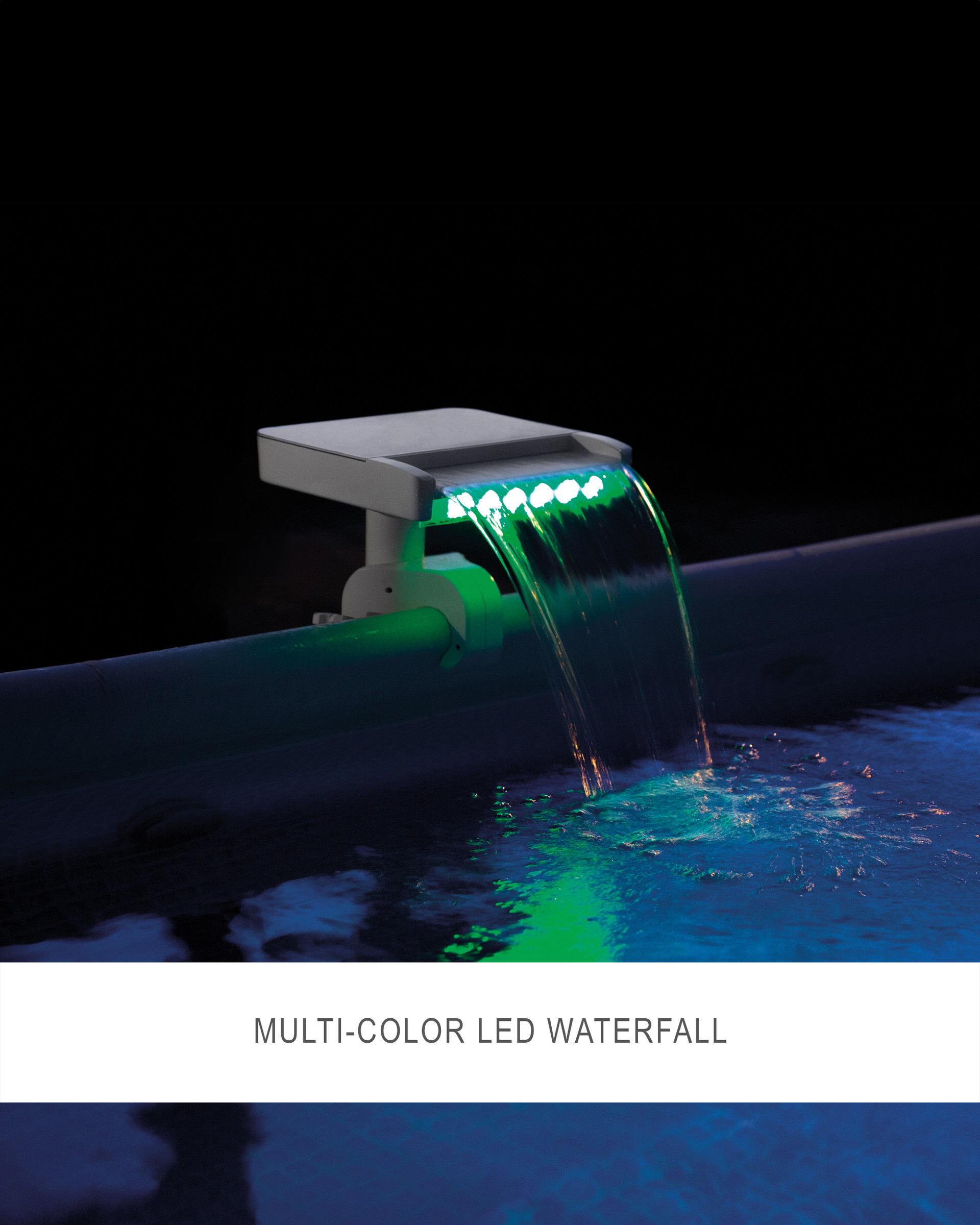 INTEX Multi-Color LED Waterfall Cascade Pool Light