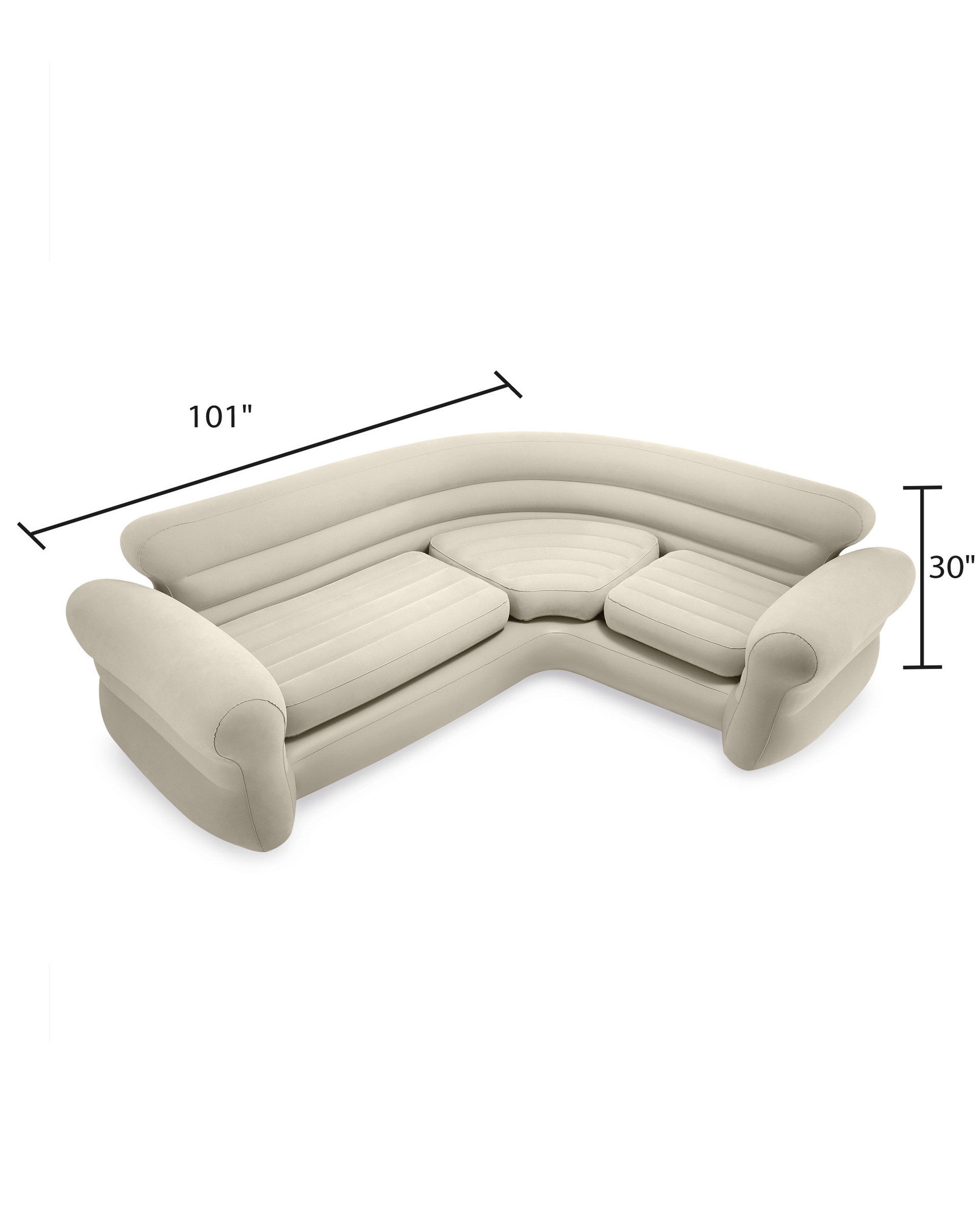 INTEX Corner Sofa L-Shaped Inflatable Couch