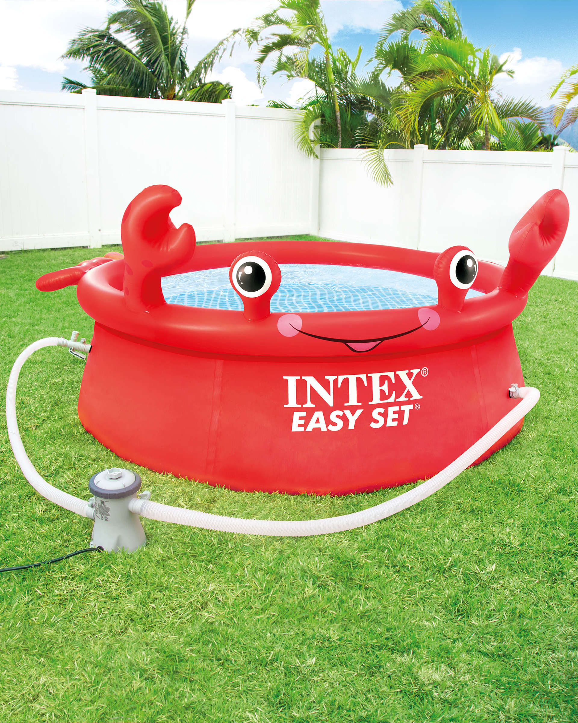 INTEX Easy Set® Happy Crab Inflatable Pool