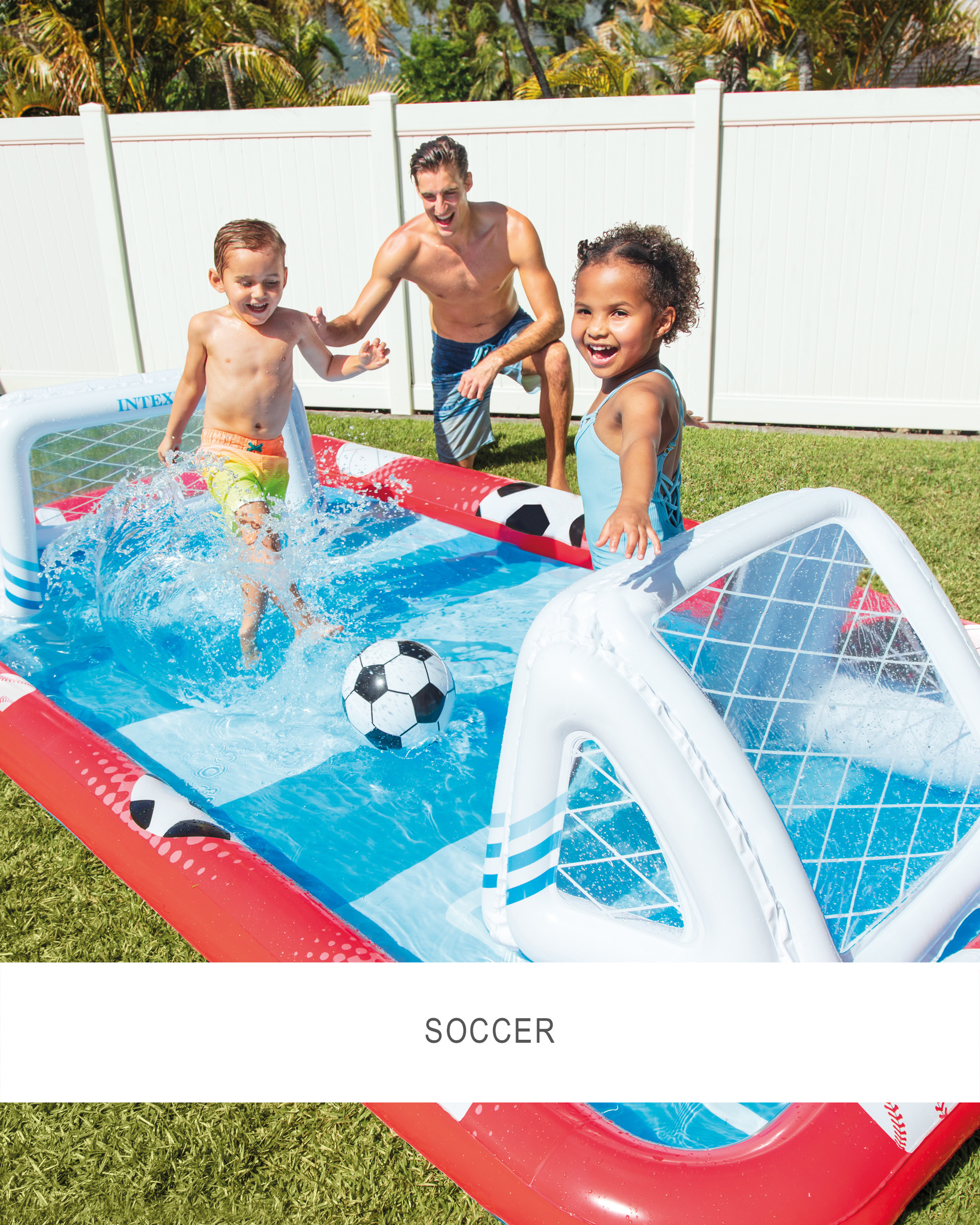 INTEX Action Sports Inflatable Play Center with Slide