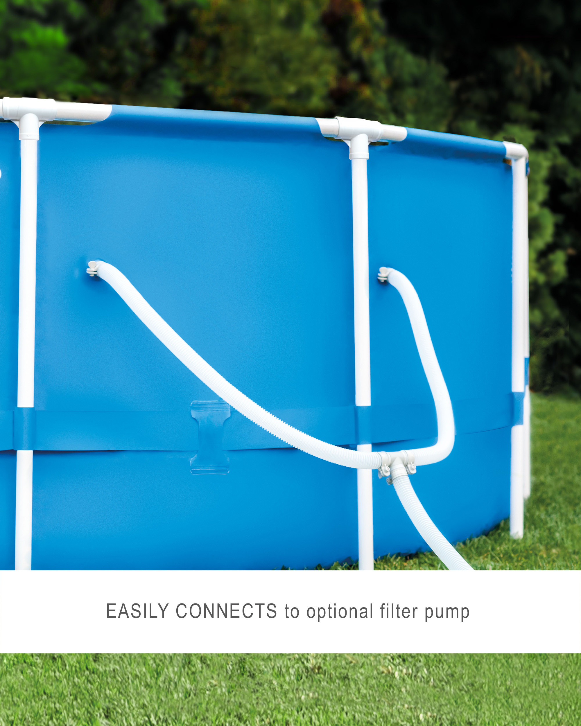 INTEX Metal Frame 10' x 30" Above Ground Pool