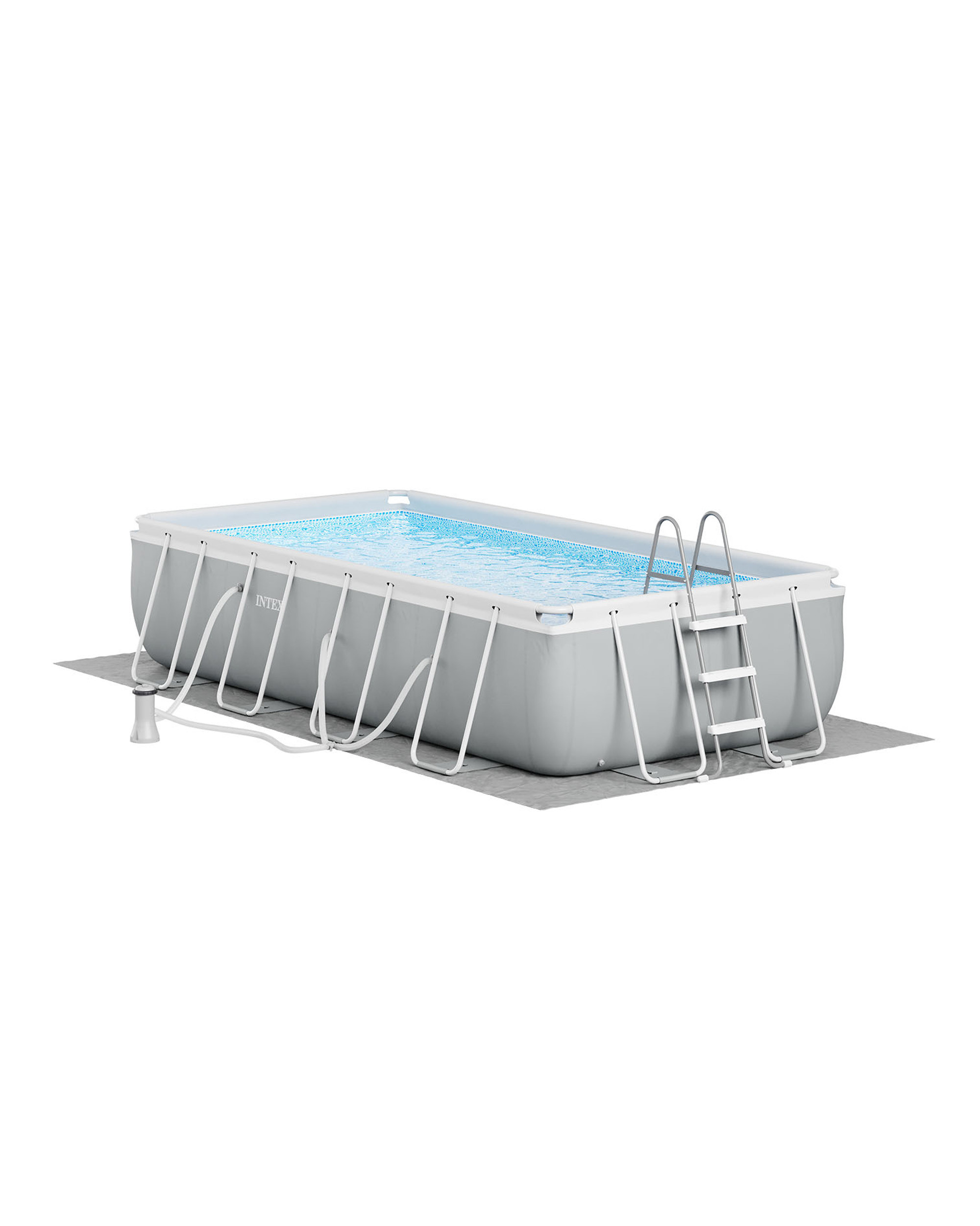 INTEX Prism Frame™ 16' x 8' x 42" Rectangular Above Ground Pool Set