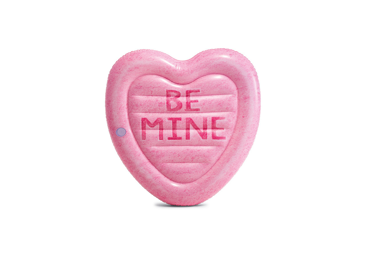INTEX Candy Heart Inflatable Pool Island Float