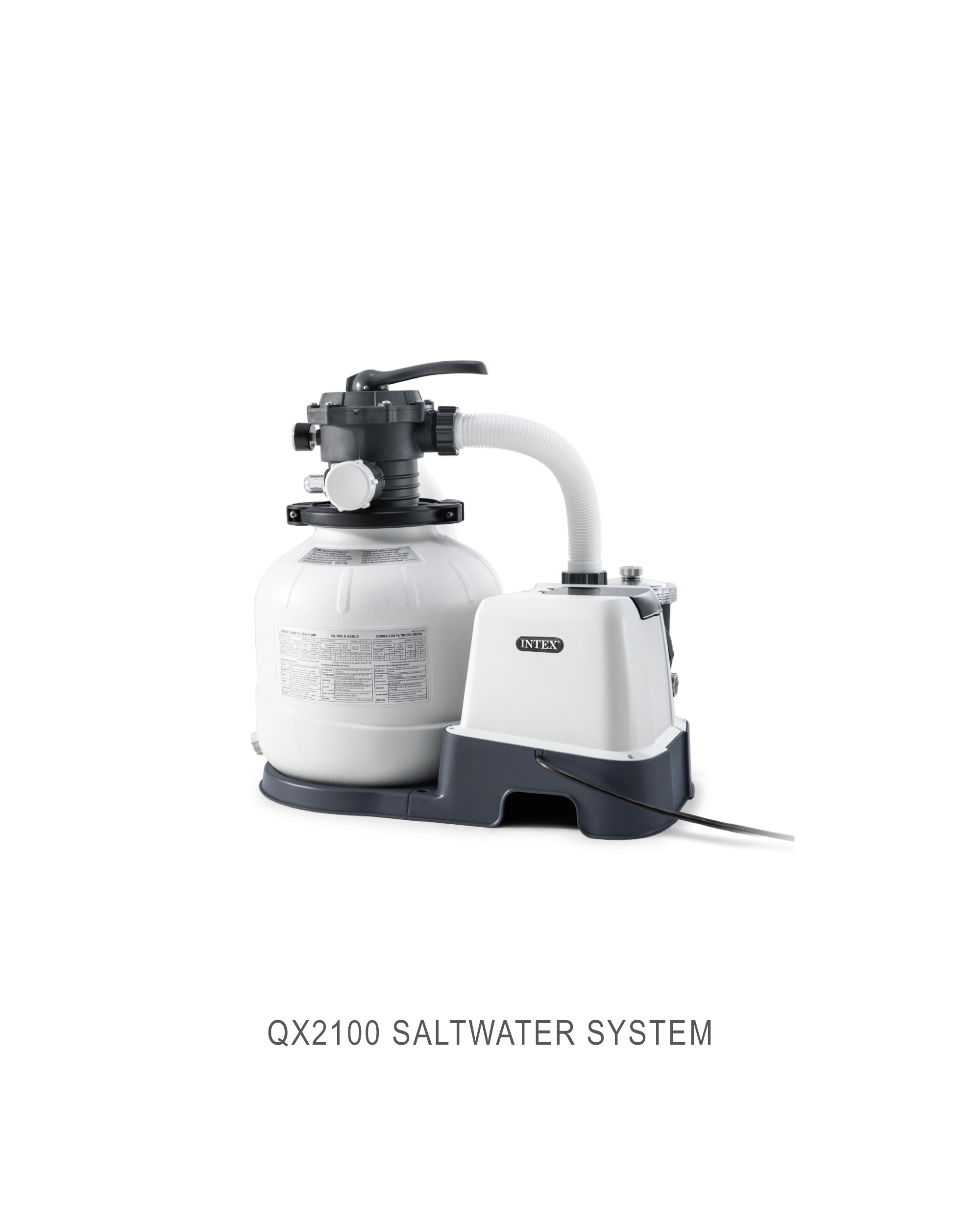 INTEX Krystal Clear™ Saltwater Pool Chlorine System - 15,000 Gal