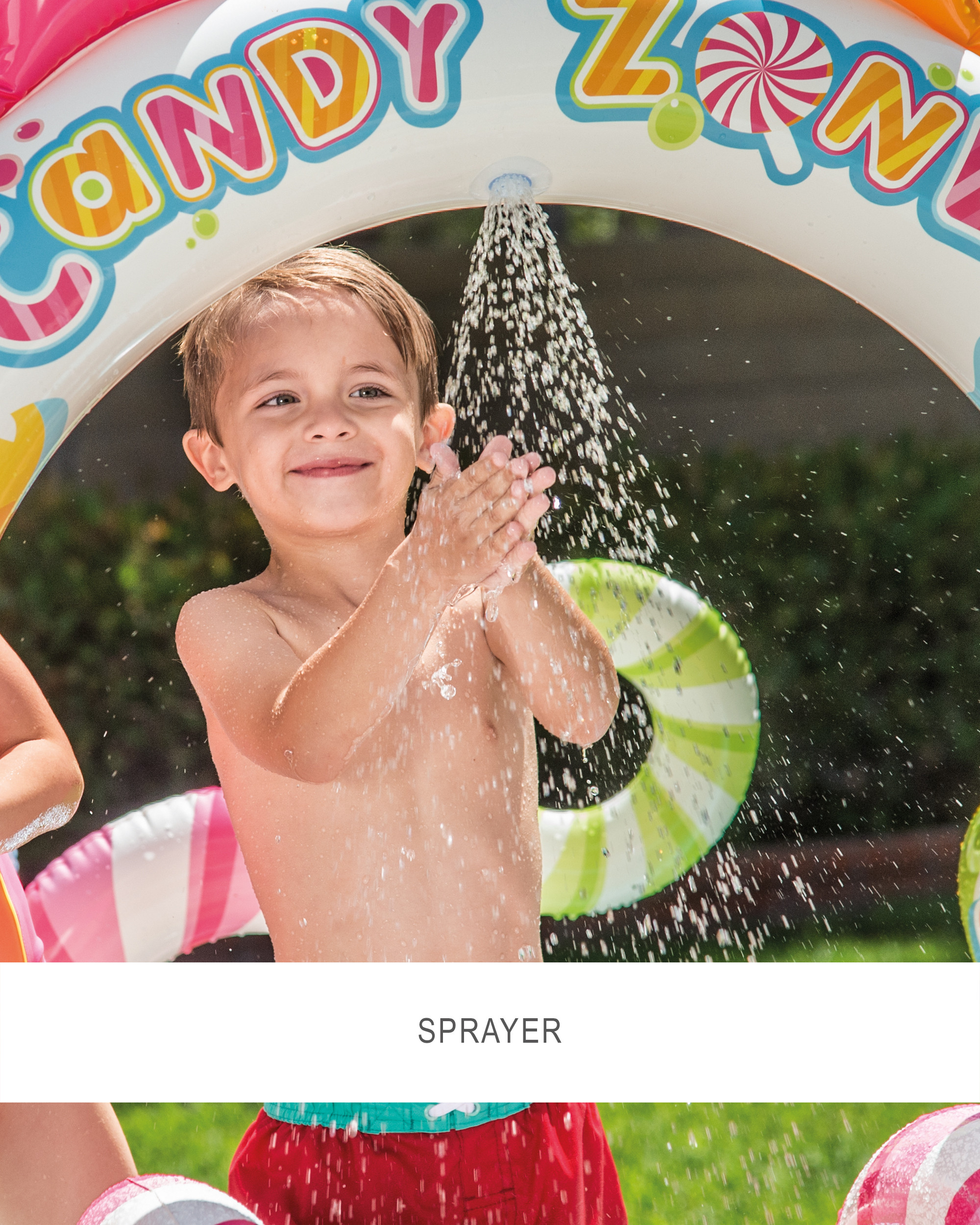 INTEX Candy Zone™ Inflatable Play Center with Slide