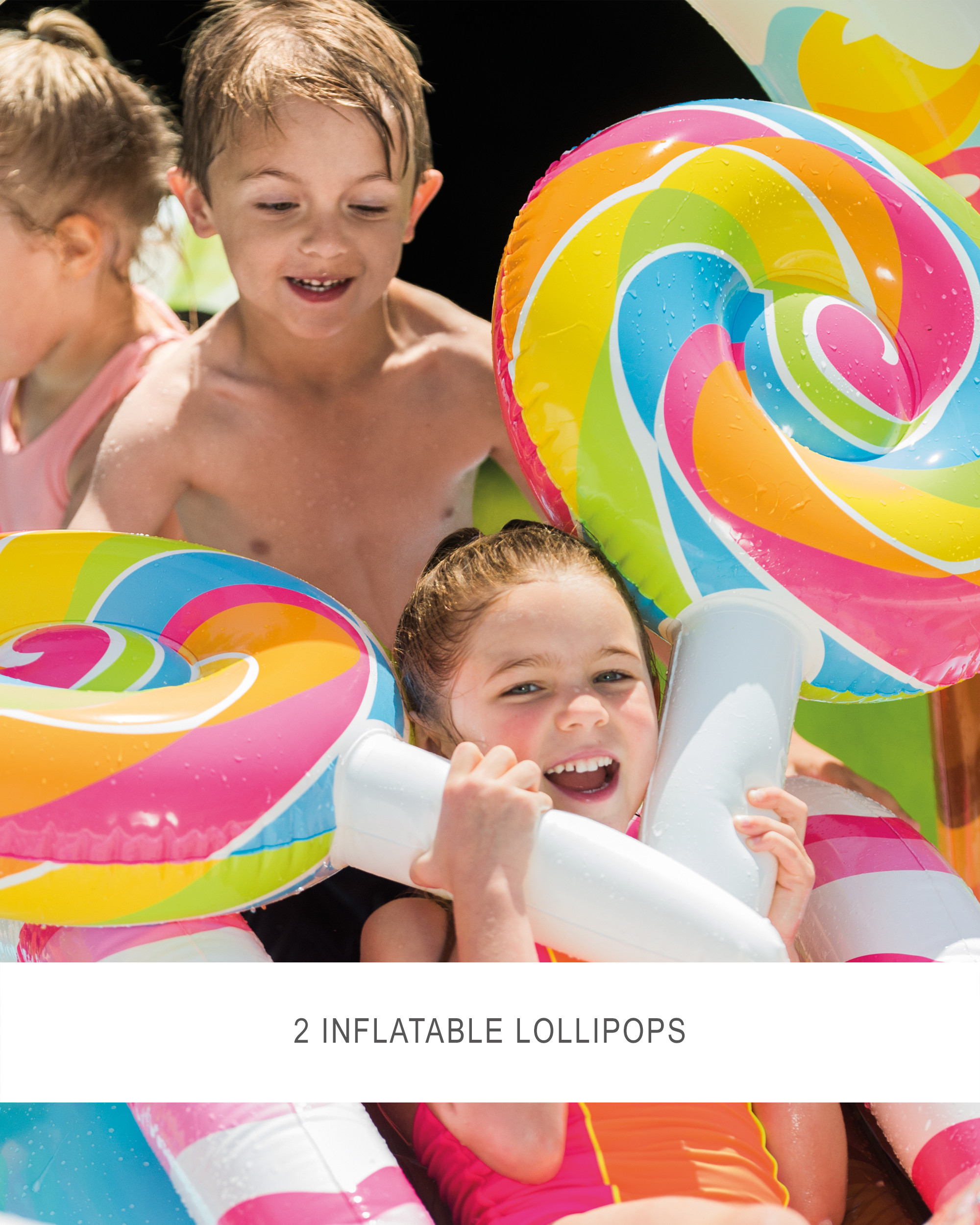 INTEX Candy Zone™ Inflatable Play Center with Slide