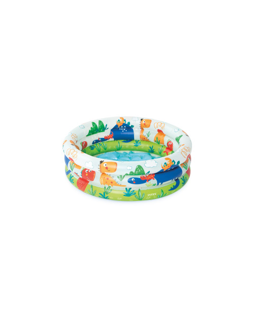 INTEX Dino Buddies 3-Ring Inflatable Kiddie Pool