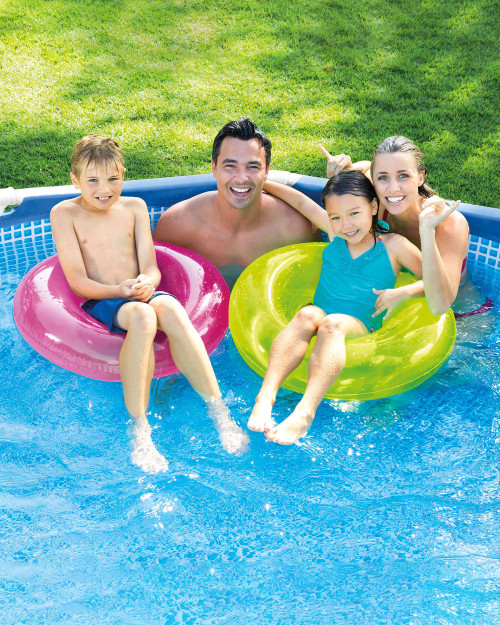 INTEX Metal Frame 12' x 30" Above Ground Pool w/ Filter Pump