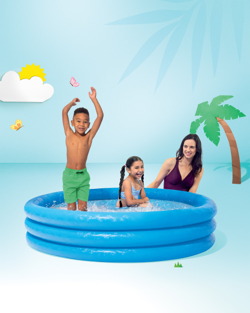 INTEX Crystal Blue Inflatable Pool - 58" x 13"
