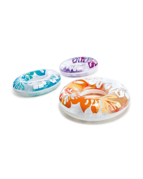 INTEX Clear Tropical Color Inflatable Pool Swim Tubes