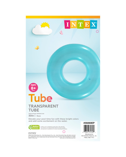 INTEX Transparent Inflatable Pool Swim Tubes