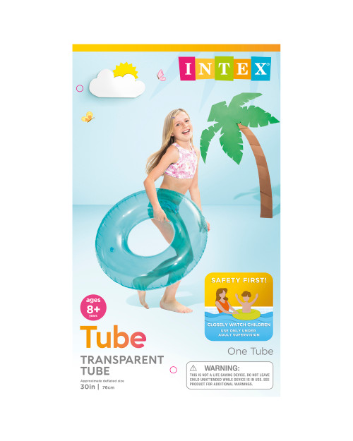 INTEX Transparent Inflatable Pool Swim Tubes