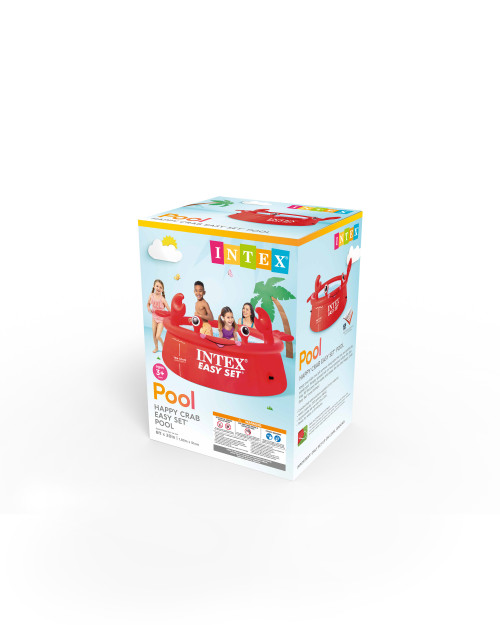 INTEX Easy Set® Happy Crab Inflatable Pool