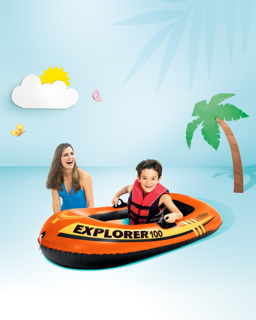 INTEX Explorer™ 100 1 Person Inflatable Boat