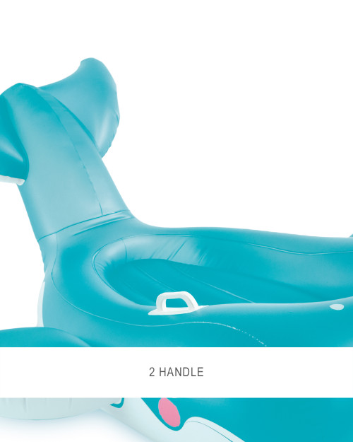 INTEX Blue Whale Ride-On Inflatable Pool Float