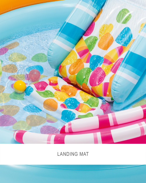 INTEX Candy Fun Inflatable Play Center w/ Slide