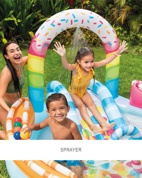 INTEX Candy Fun Inflatable Play Center w/ Slide