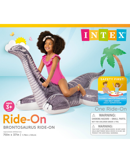 Brontosaurus Ride-On Inflatable Pool Float