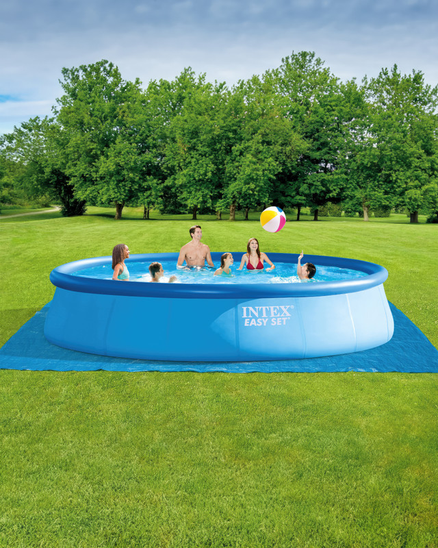 INTEX Easy Set® 18' x 48" Inflatable Pool w/ Filter Pump