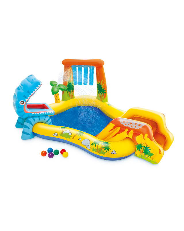 INTEX Dinosaur Inflatable Play Center with Slide