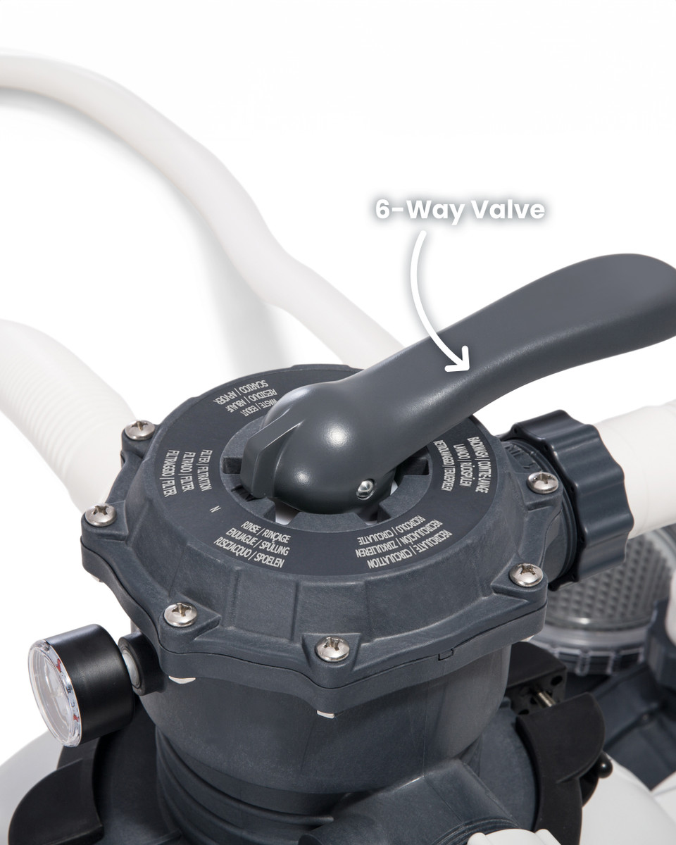 INTEX QX2600 Krystal Clear Sand Filter Pump & Saltwater Pool Chlorine ...