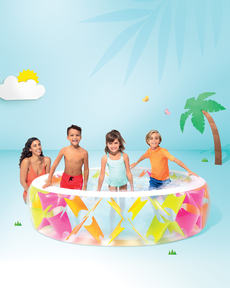 INTEX Swim Center® Pinwheel Inflatable Pool
