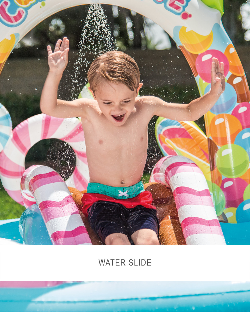 INTEX Candy Zone™ Inflatable Play Center with Slide