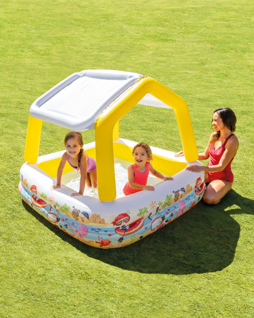 INTEX Sun Shade Inflatable Kiddie Pool