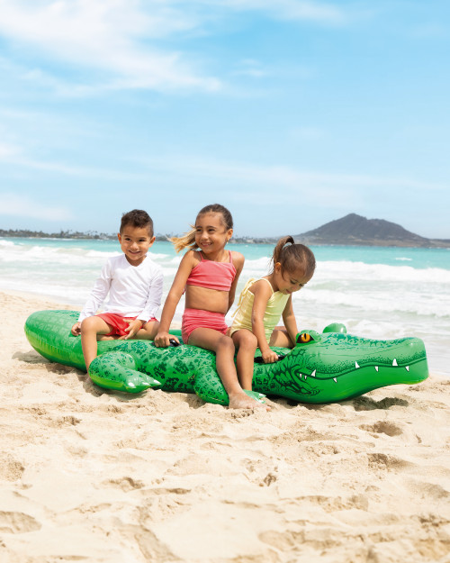 INTEX Giant Gator Ride-On Inflatable Pool Float