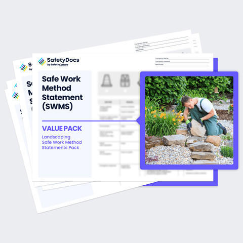 Landscaping SWMS Pack | SafetyDocs PDF & Word Templates