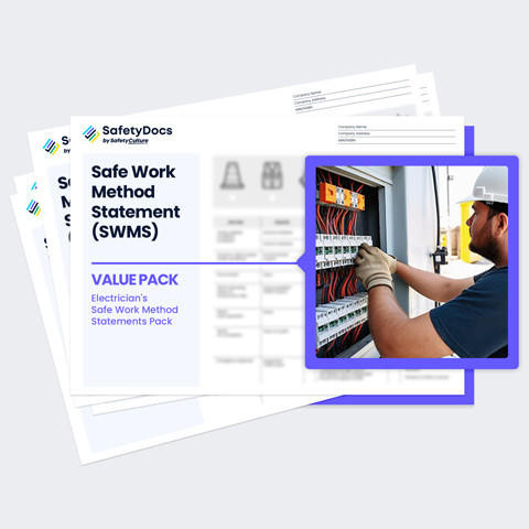 Electrician's SWMS Pack | SafetyDocs PDF & Word Templates