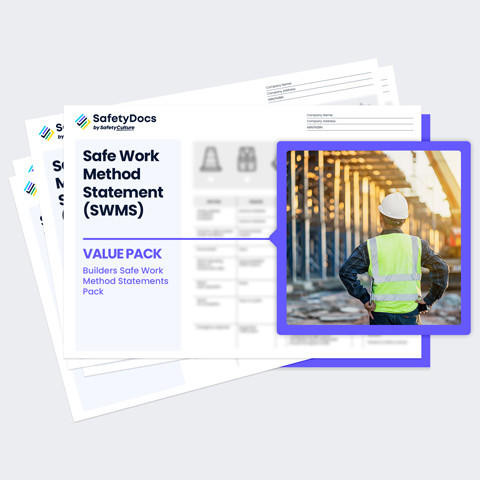 Builders SWMS Pack | SafetyDocs PDF & Word Templates