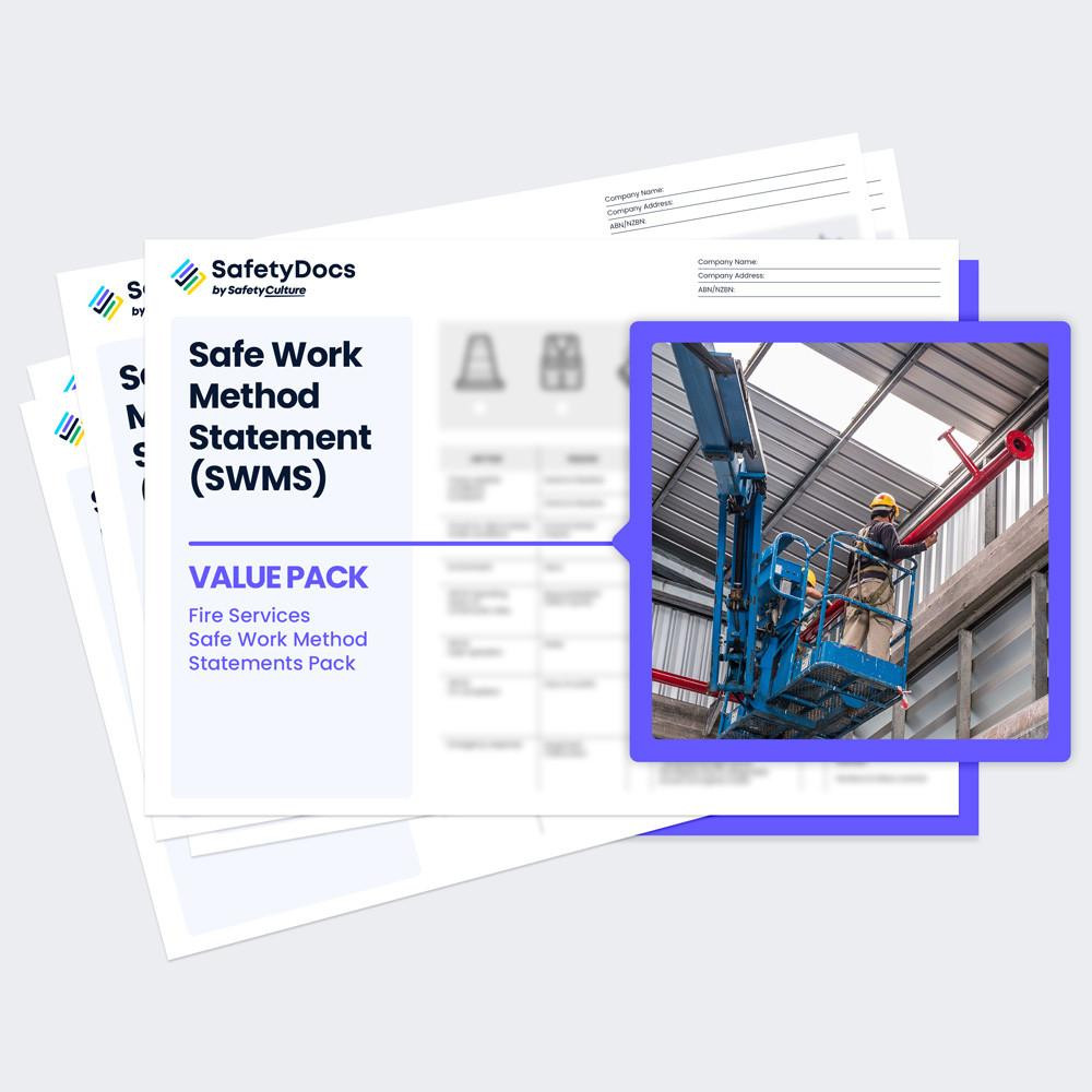 Fire Services Safe Work Method Statements (SWMS) Pack | SafetyDocs