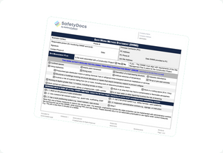 Free SWMS Template – Safe Work Method Statement Download | SafetyDocs ...