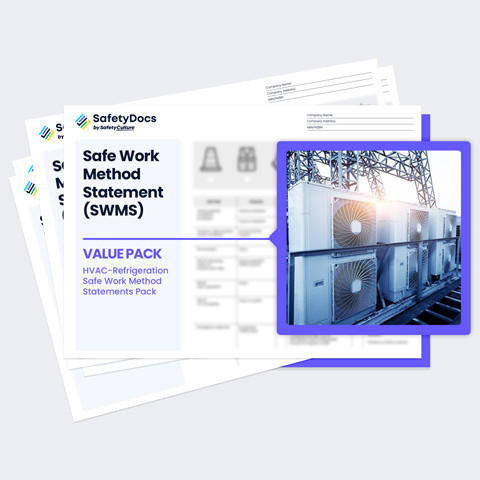 HVAC-Refrigeration SWMS Pack | SafetyDocs PDF & Word Templates