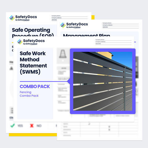 Fencing SWMS | Safe Work Method Statement | SafetyDocs